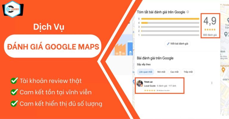 Dịch vụ đánh giá Google Maps - Review 5 sao Maps uy tín