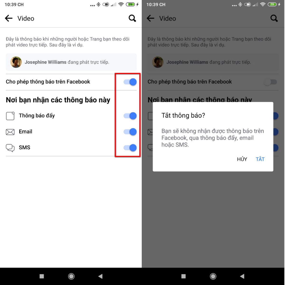 Hướng dẫn cách tắt thông báo live stream trên Facebook!