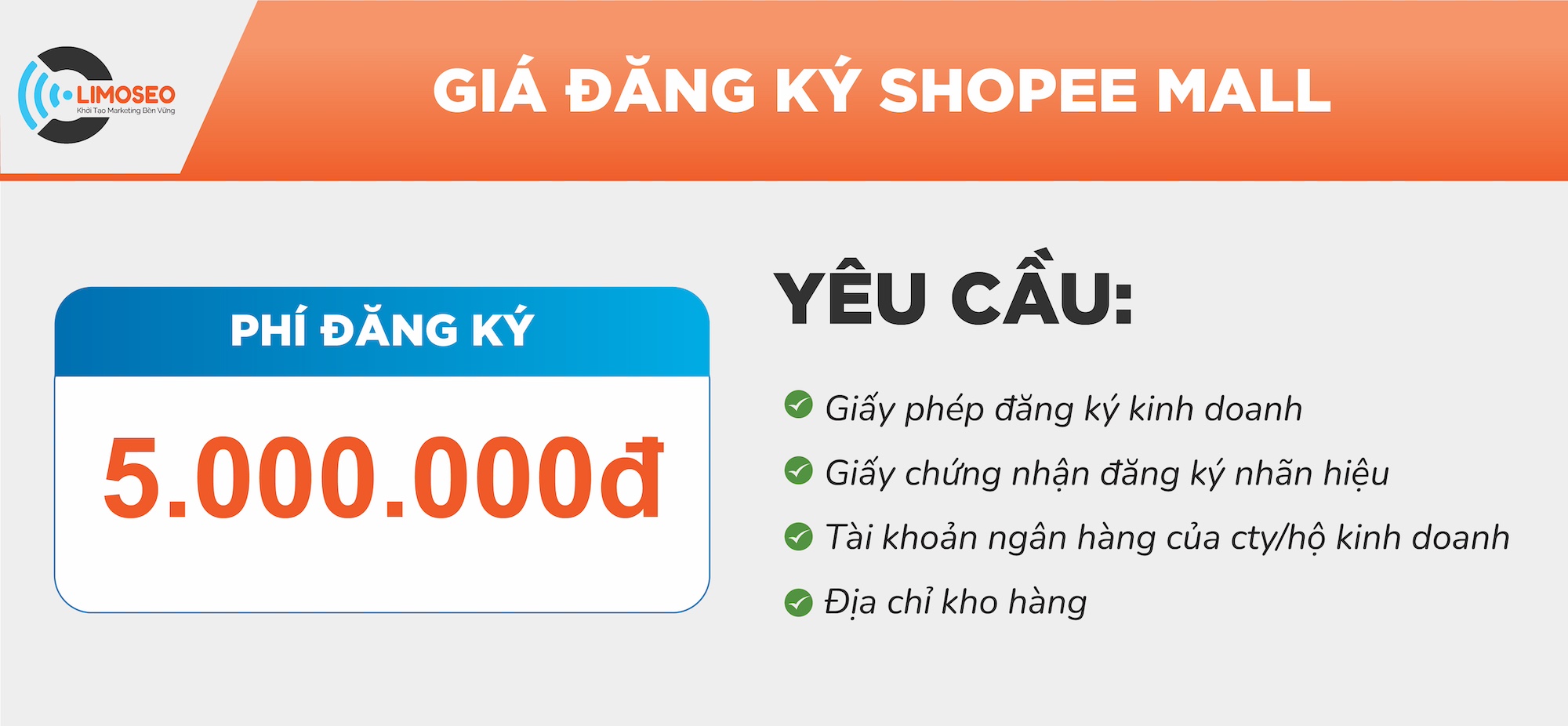 Dịch Vụ Đăng Ký Shopee Mall Uy, Cam Kết Chất Lượng 100%