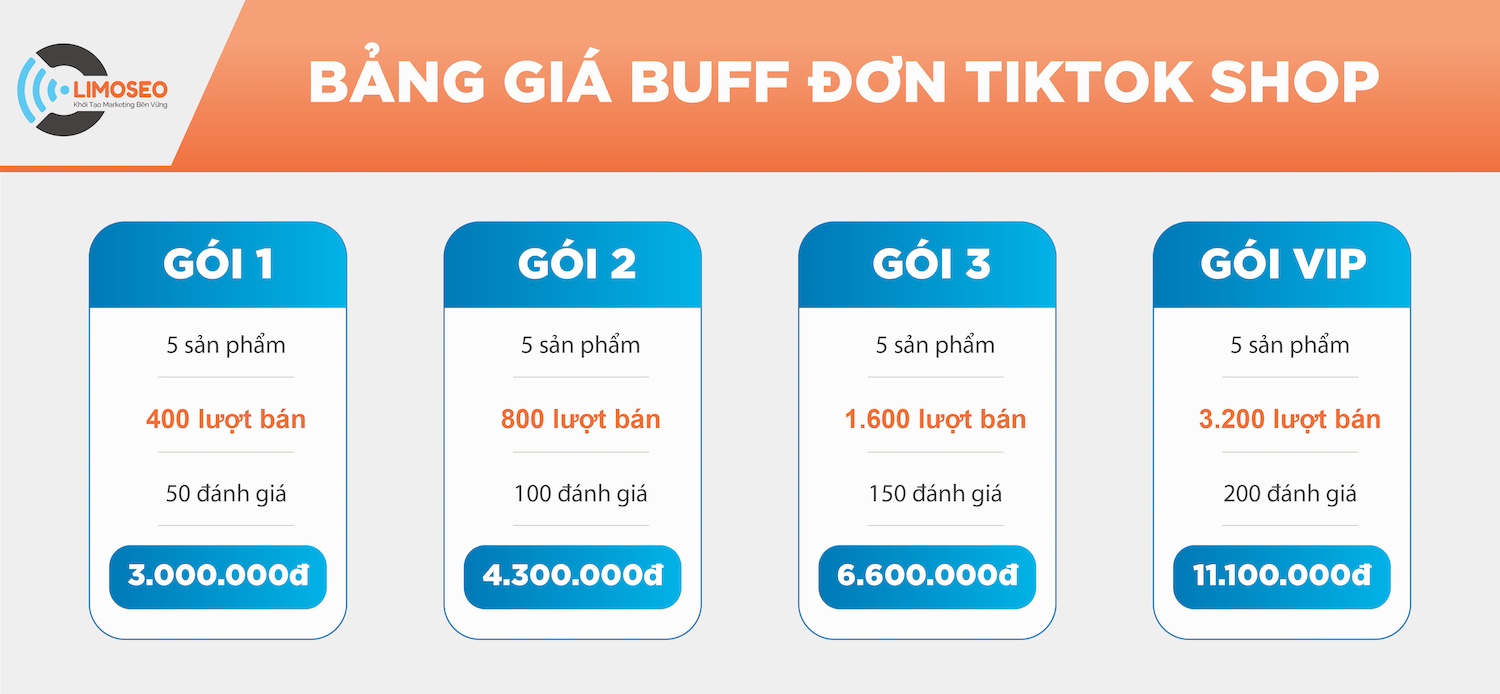 Dịch vụ buff đơn Tiktok Shop - Buff đơn ảo uy tín, an toàn