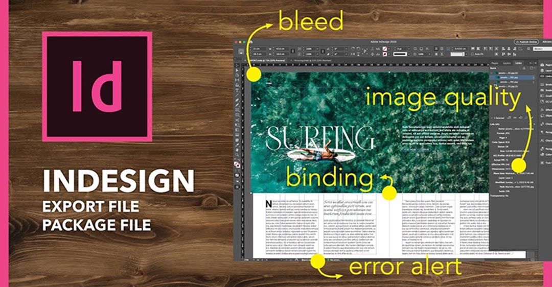 Hướng dẫn cách xuất file Indesign đi in đơn giản tại nhà